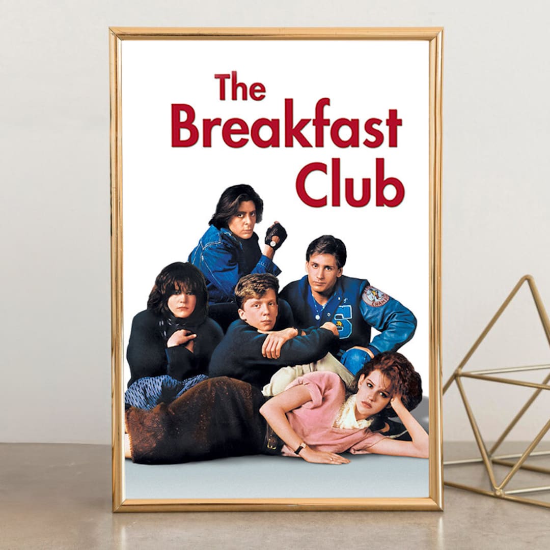 The Breakfast Club Movie Posters Canvas Printed Posters Movie Fan ...