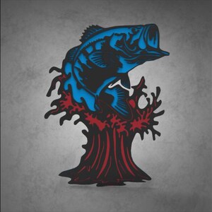 Fish Mandala Svg, Multilayer Panel for Laser Cutting, Layered SVG Files ...