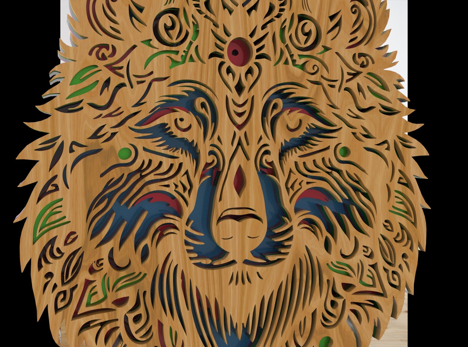 Laser Cut Decor Files for Lion Head Dxf,cdr,svg,pdf,ai - Etsy