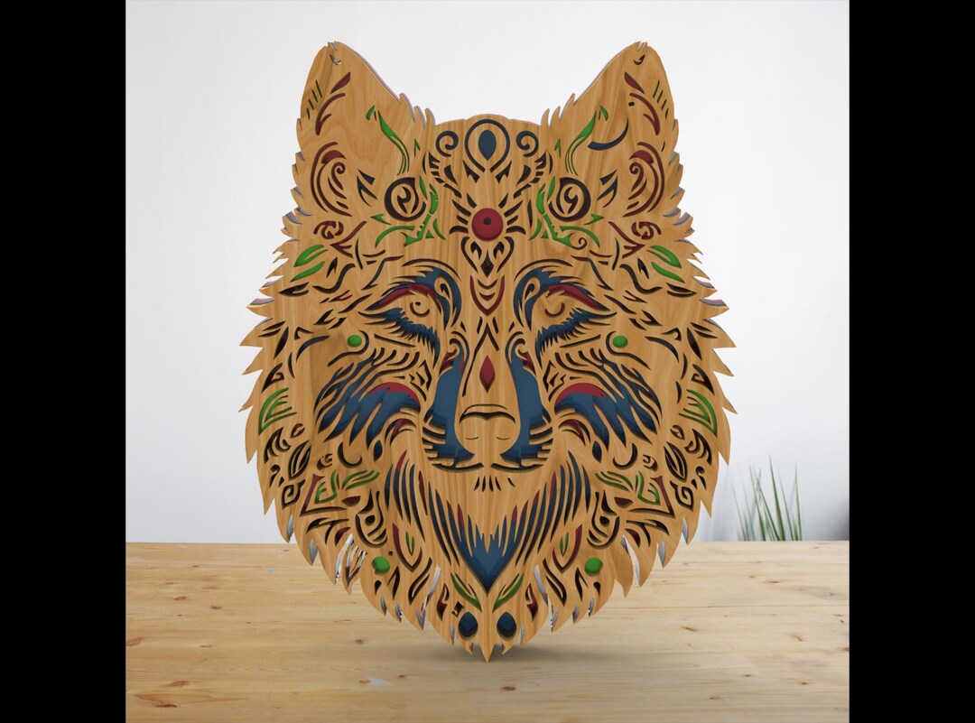 Laser Cut Decor Files for Lion Head Dxf,cdr,svg,pdf,ai - Etsy