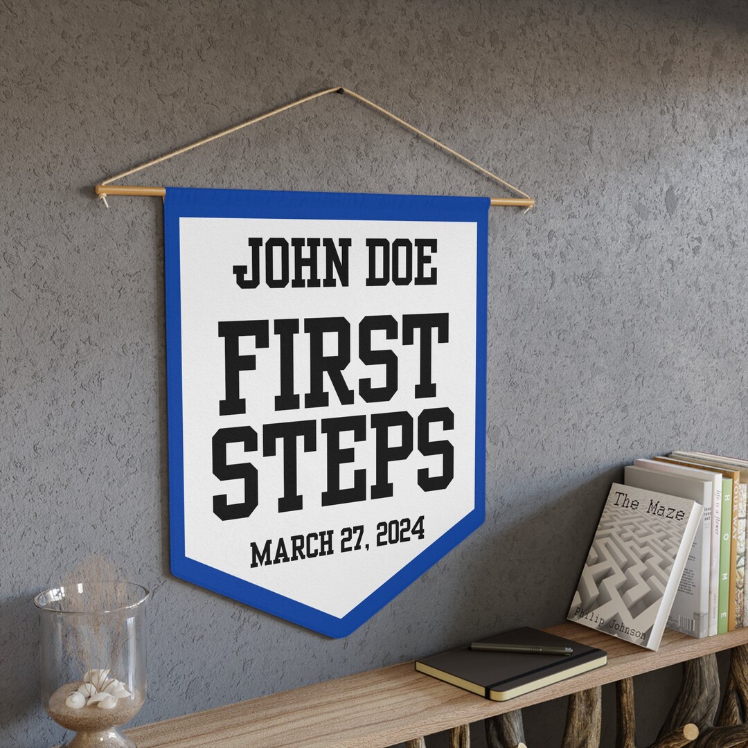 Custom Baby's First Steps Banner - Etsy