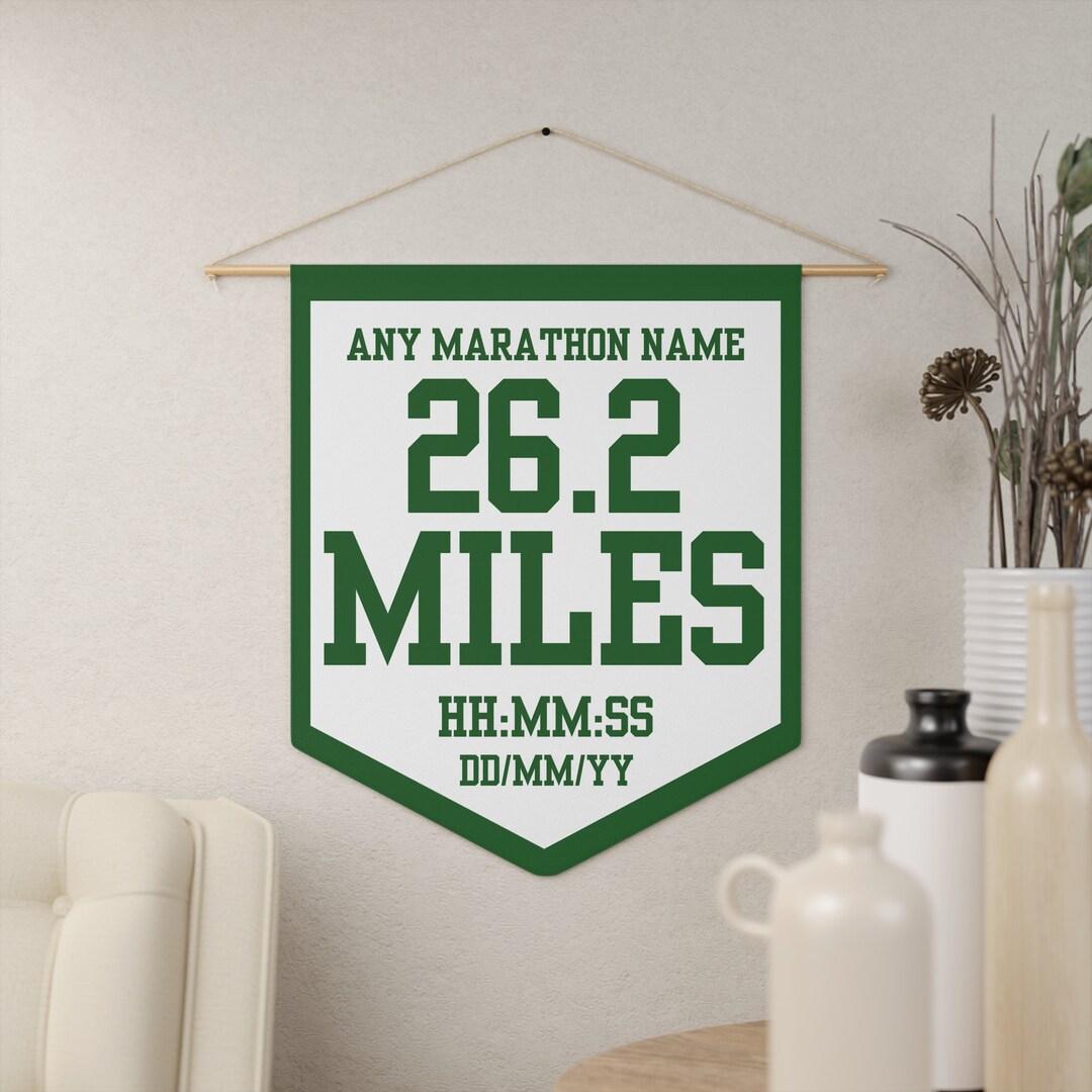 Custom Marathon Runner Banner | Custom Banner for Runners | Marathon ...