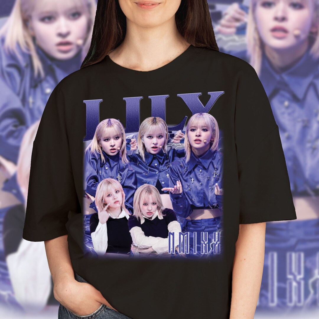 Nmixx Lily Retro 90s Bootleg T-shirt Kpop Retro Tee Kpop Gift for Her ...