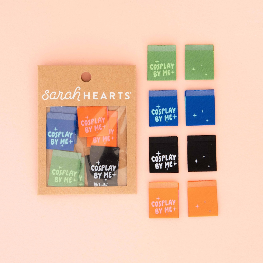 Cosplay by Me Multipack Labels 8 Pack Sewing Labels for Clothes and ...