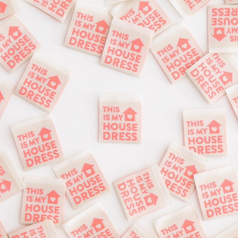House Dress Sewing Labels - Clothing Tags (8 Pack) - Etsy