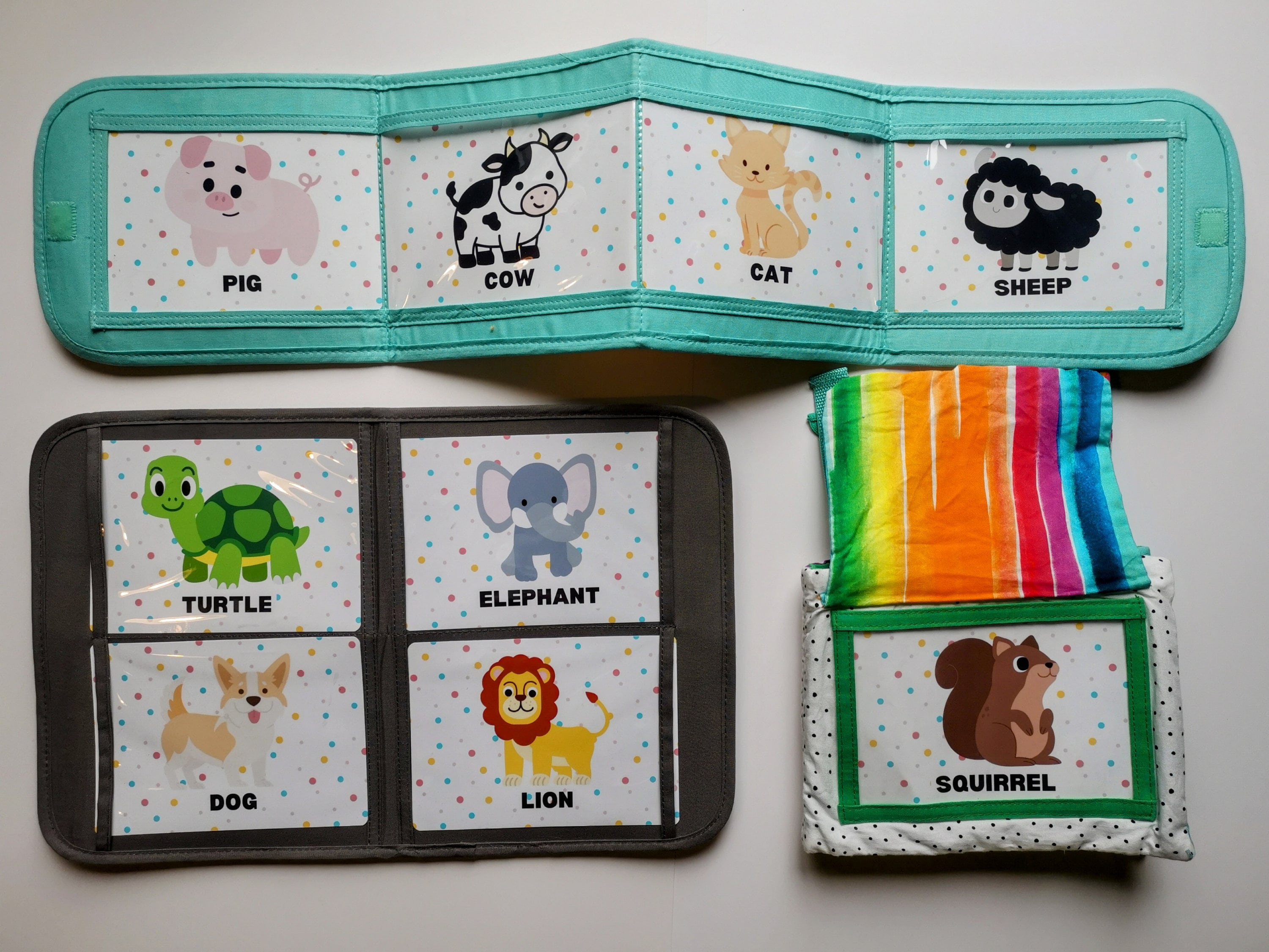 Printable Extension Animal Flashcards for Lovevery the Looker Standing ...