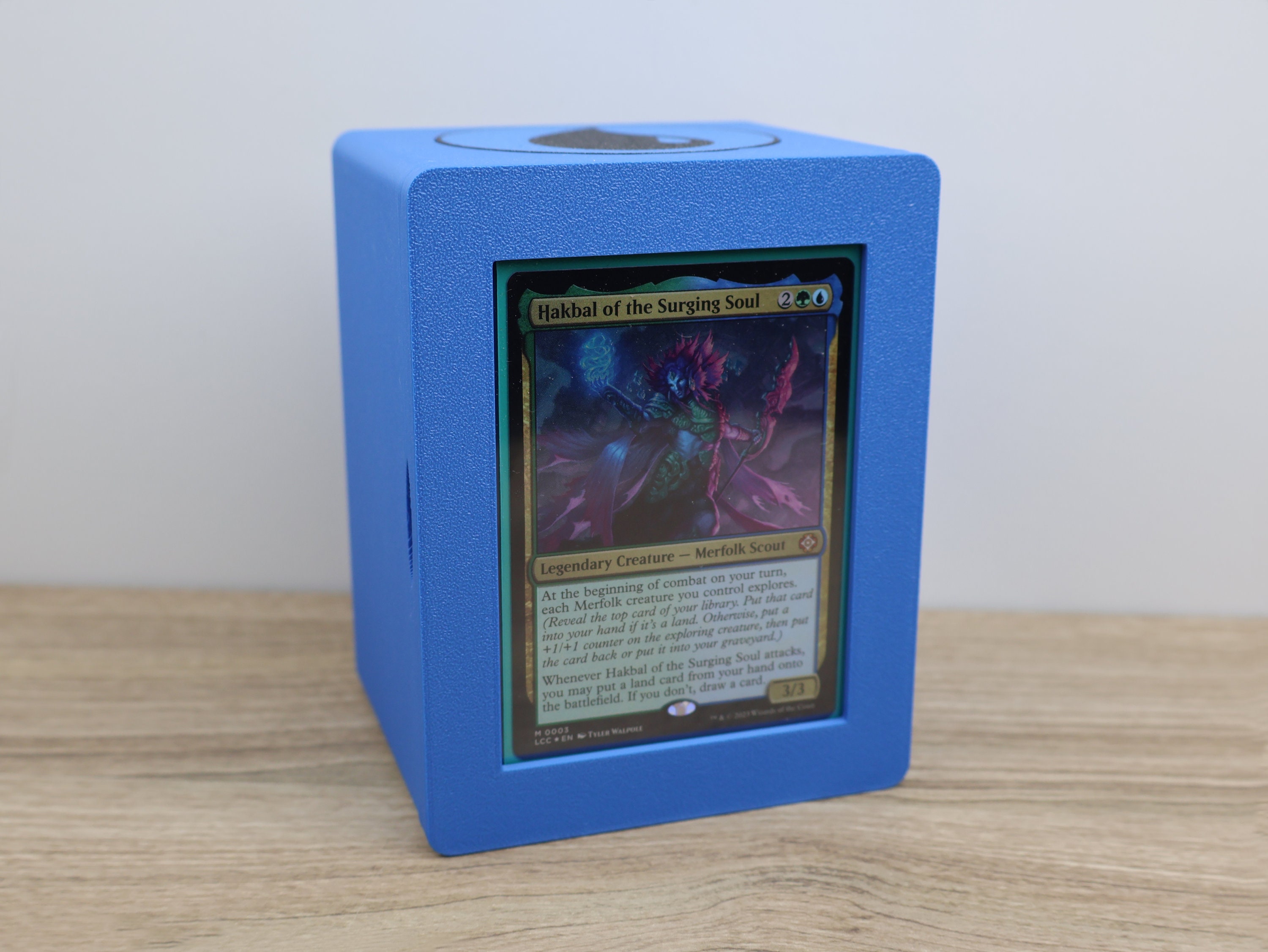 Commander Deck Box With Card Tray and Removable Front Slab - MTG TCG ...