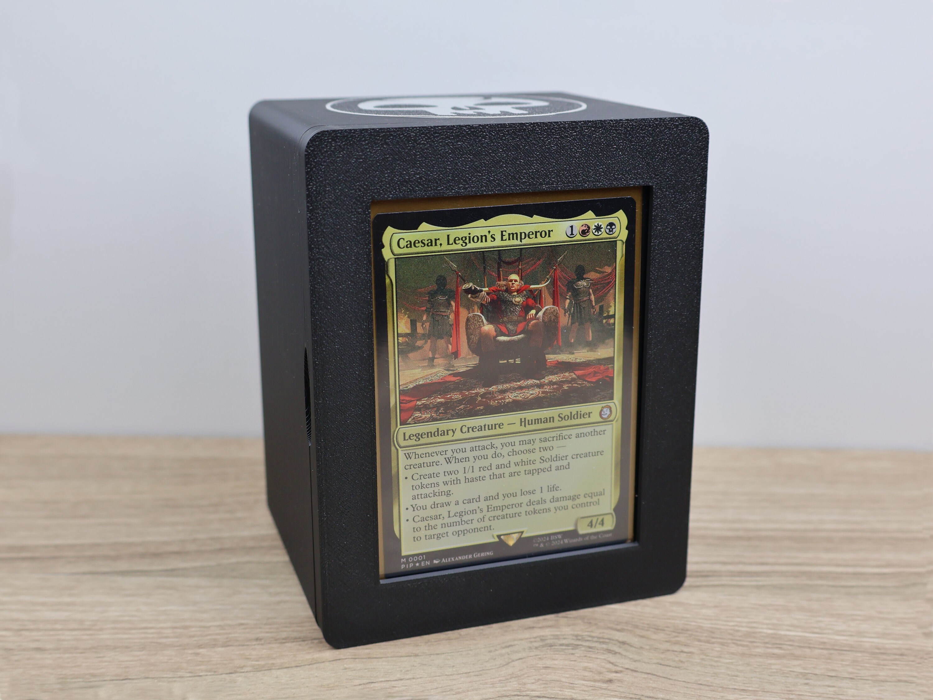 Commander Deck Box With Card Tray and Removable Front Slab - MTG TCG ...