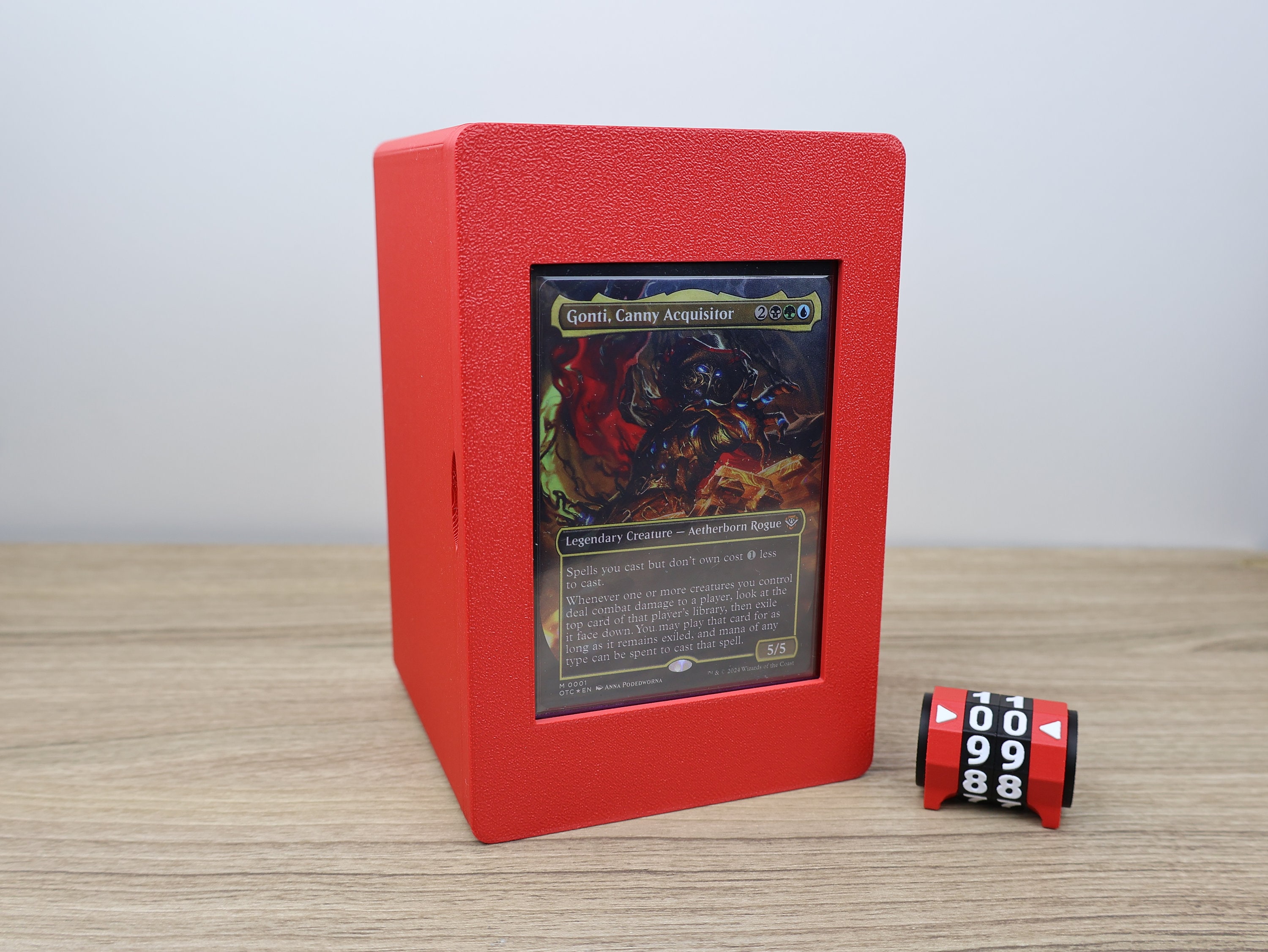 Commander Deck Box With Token Tray and Life Tracker MTG TCG Magic the ...