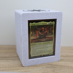 Commander Deck Box With Card Tray and Removable Front Slab - MTG TCG ...