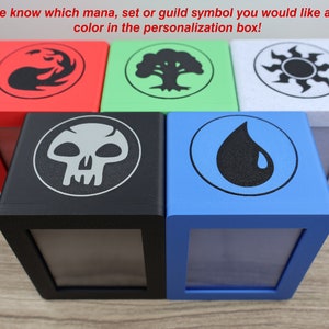 Commander Deck Box With Card Tray and Removable Front Slab - MTG TCG ...