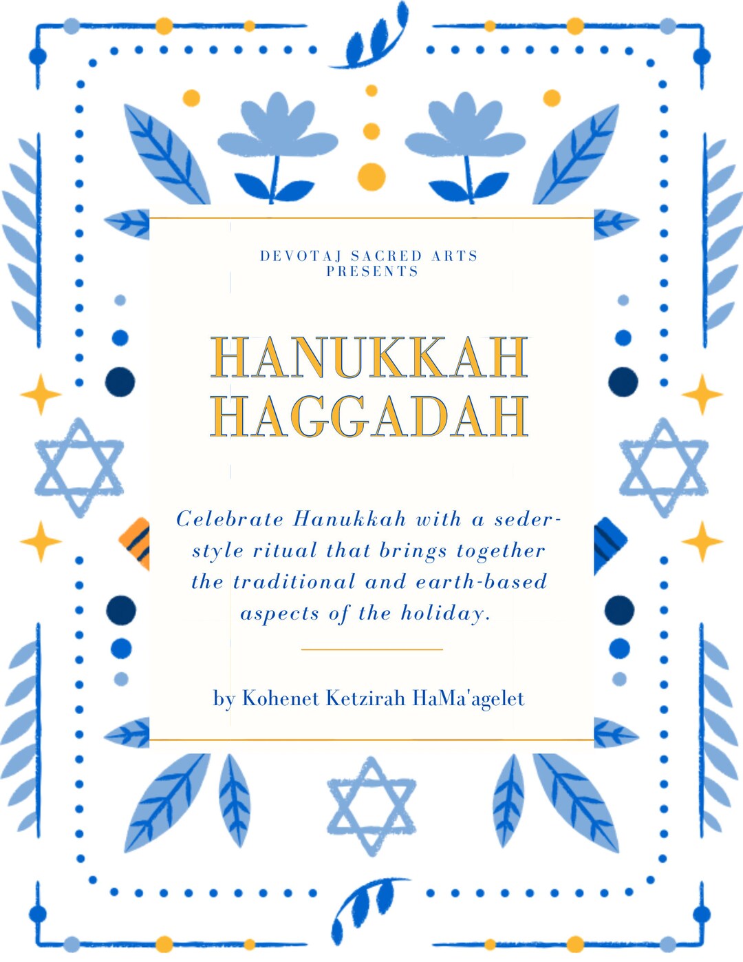 Hanukkah Seder Haggadah PDF - Etsy