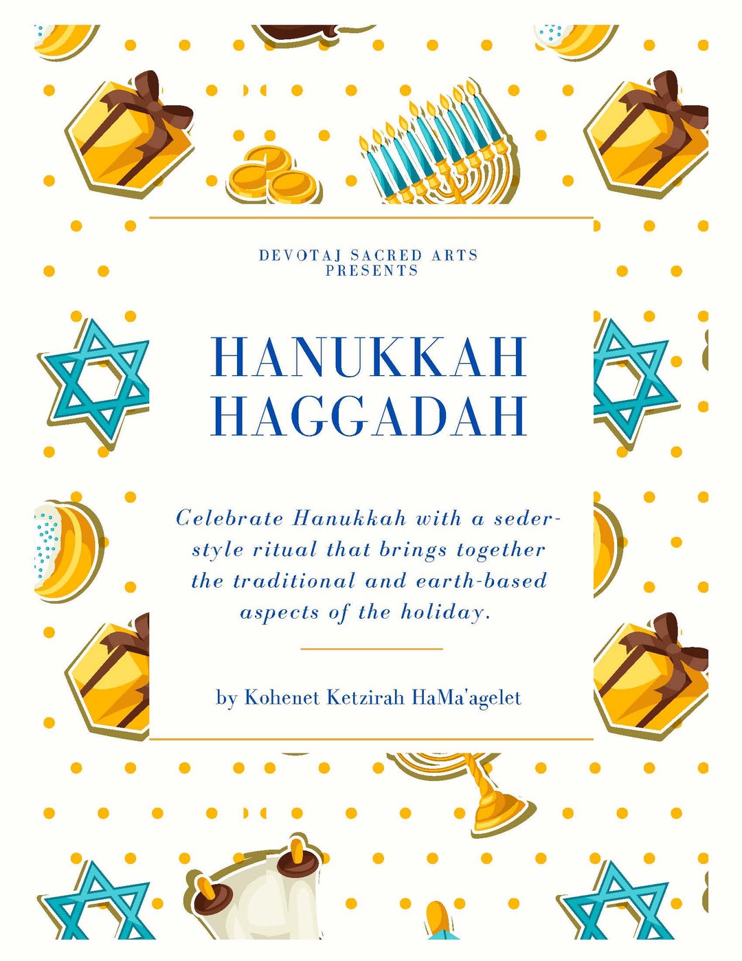 Hanukkah Seder Haggadah PDF - Etsy