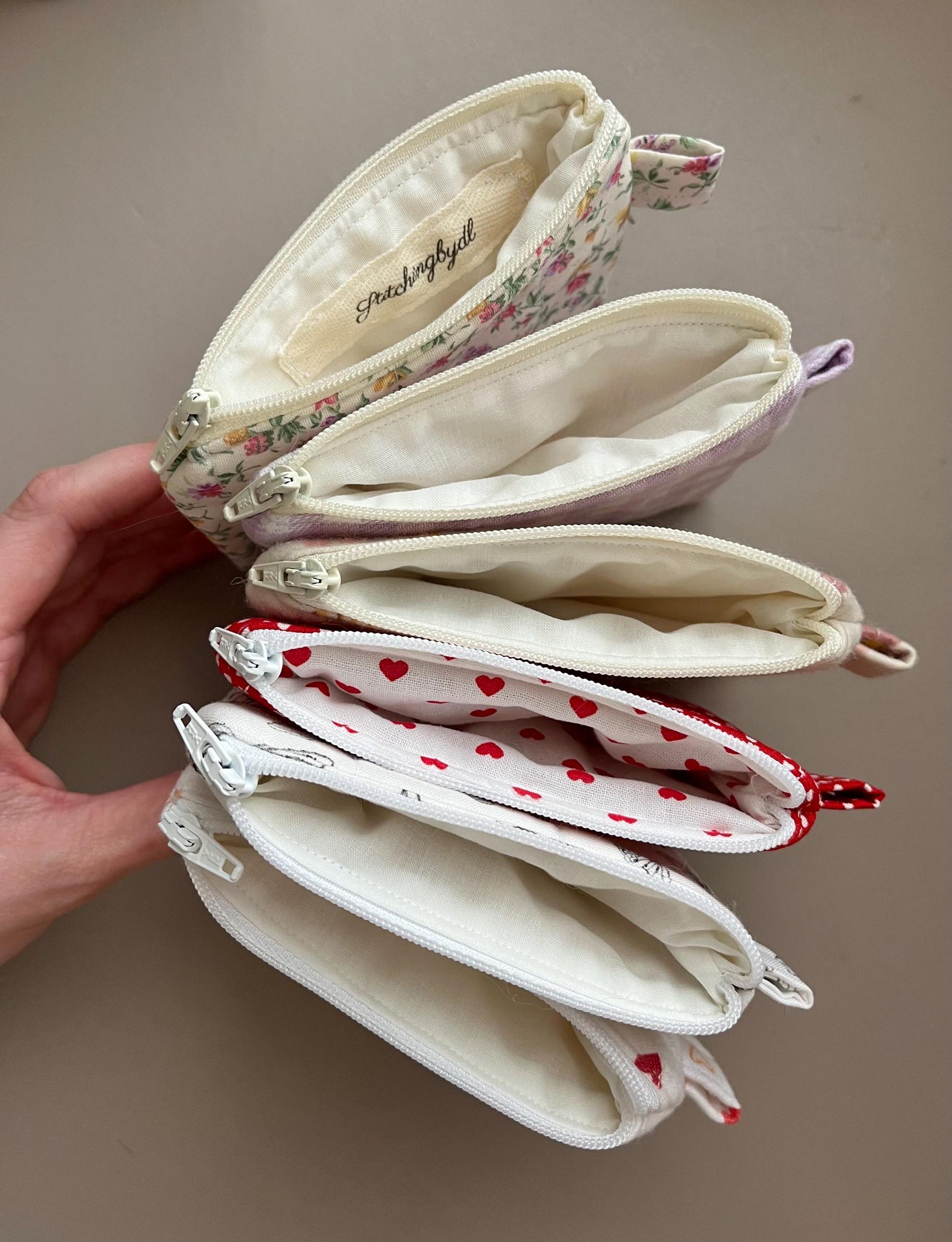 Handmade Quilted Keychain Pouch / Accessory Holder / Wallet - Etsy