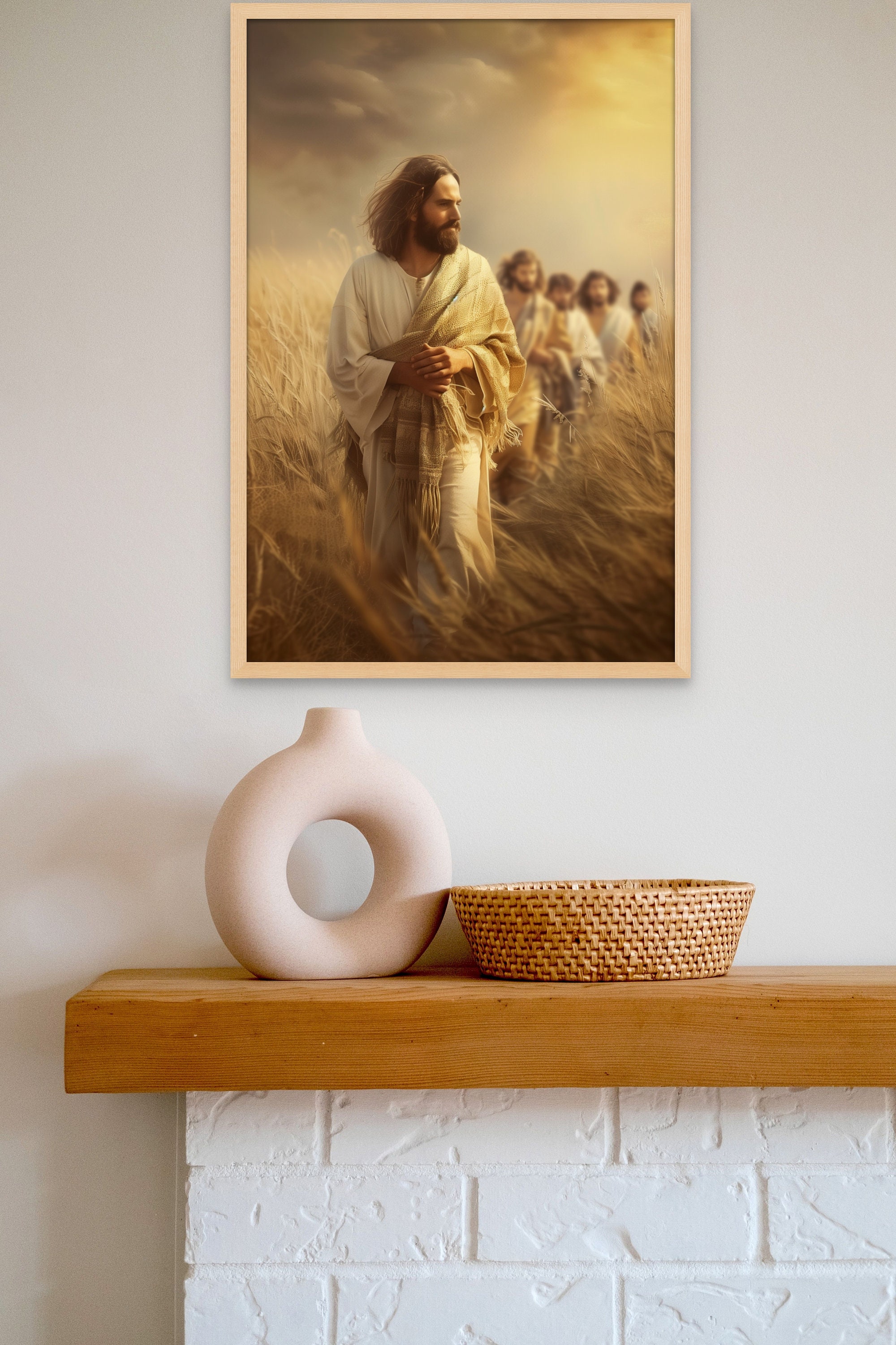 Jesus Christ and Disciples Christian LDS Painting Bible Art Instant ...