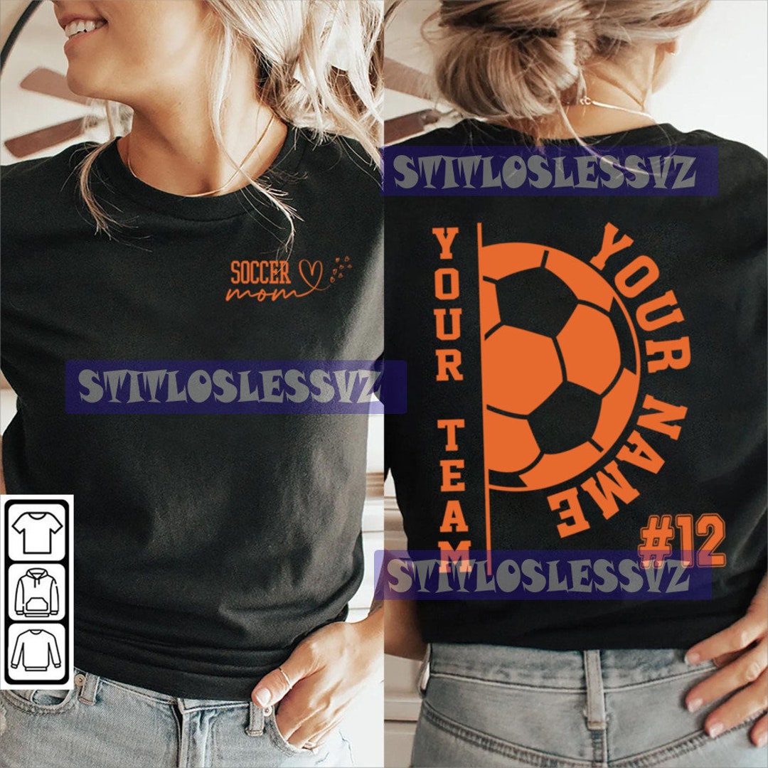 Custom Team Name T Shirt, Custom Sports Team Name Soccer Shirt ...