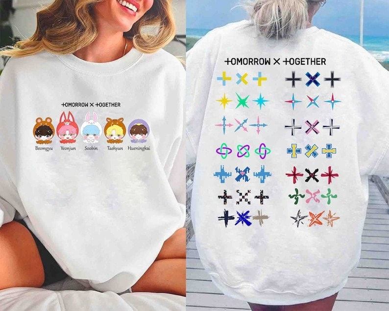 TXT Minisode 3 TOMORROW All Albums Logo Sweatshirt, Txt New Album Tee ...