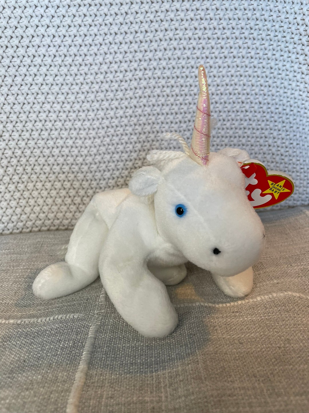 Mystic (iridescent Horn, Coarse Mane) - Ty Beanie Babies - Unicorn - Etsy