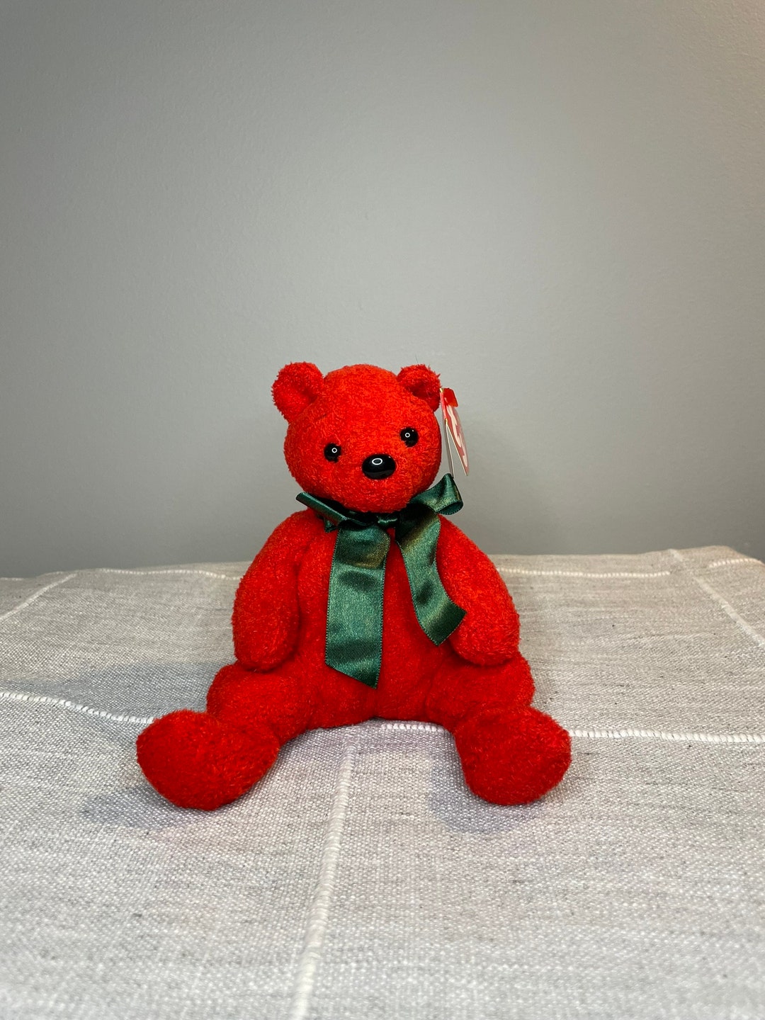 Mistletoe - Ty Beanie Babies - Bear Sit Down Christmas Holiday - Etsy