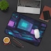 Dystopian Hacker Computer Gaming Desk Mat Aesthetic Art Gaming Computer ...
