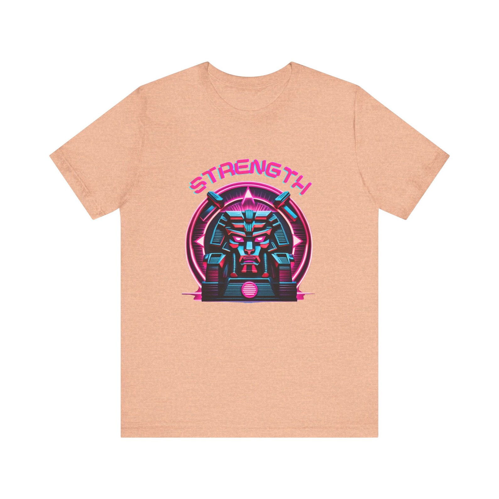 Strength Retro Synthwave Graphic Tee Unisex Tee Cute Shirt Gift for ...