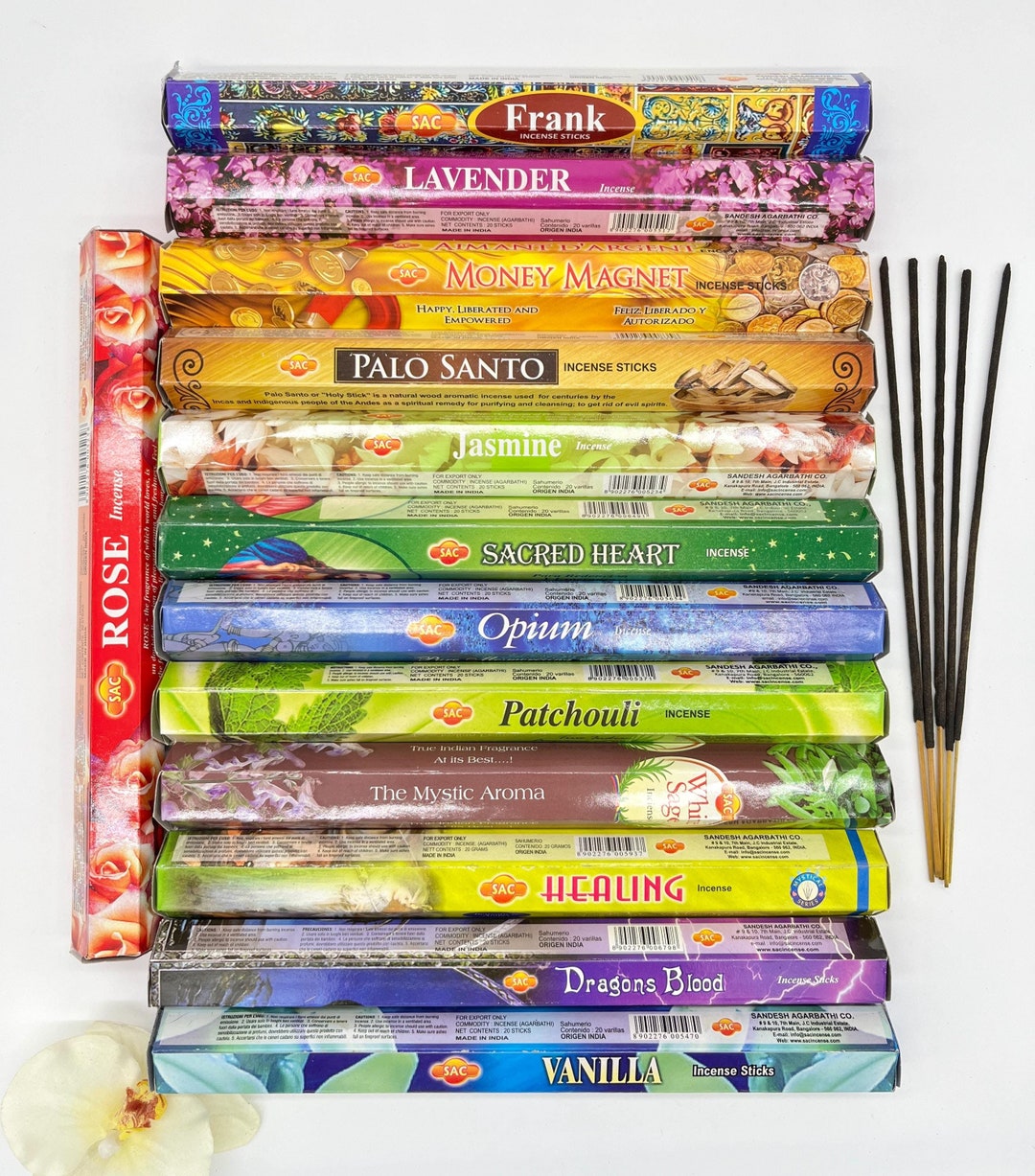Sac Incense Stick 20g Yoga Meditation Housewarming Gift Spiritual ...