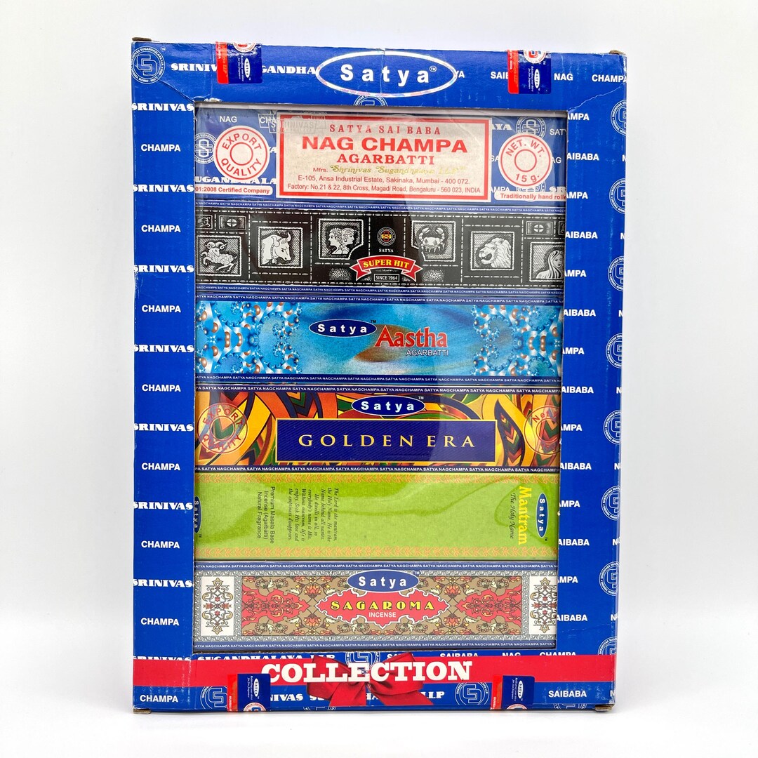 Satya Incense Gift Box 15g X 12 Boxes Yoga Meditation Housewarming Gift ...