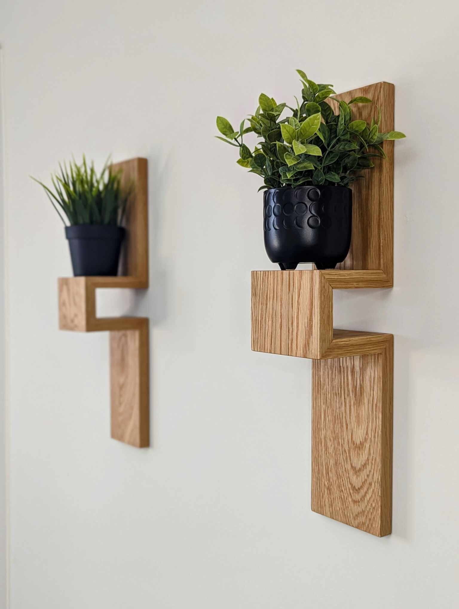 Modern Floating Plant Shelf - Etsy Canada
