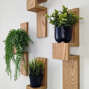 Modern Floating Plant Shelf - Etsy