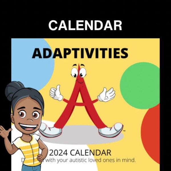 Adhd Kids Calendar Visual - Etsy