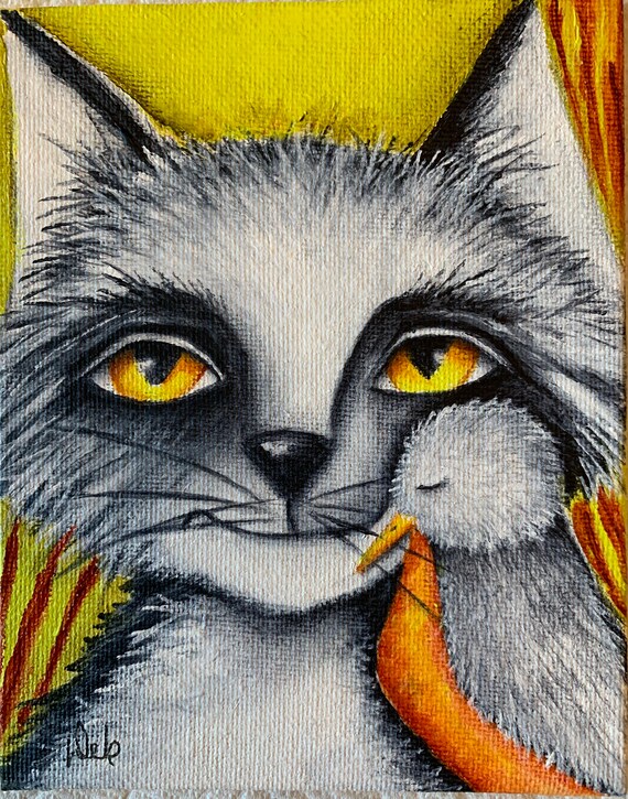 Original Painting spring Friends Acrylic Art by Deb | Etsy