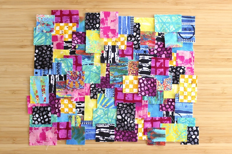 Pop Graffiti Patchwork Sashiko Kit, Craft, Sewing, Kit, Embroidery ...