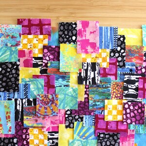 Pop Graffiti Patchwork Sashiko Kit, Craft, Sewing, Kit, Embroidery ...