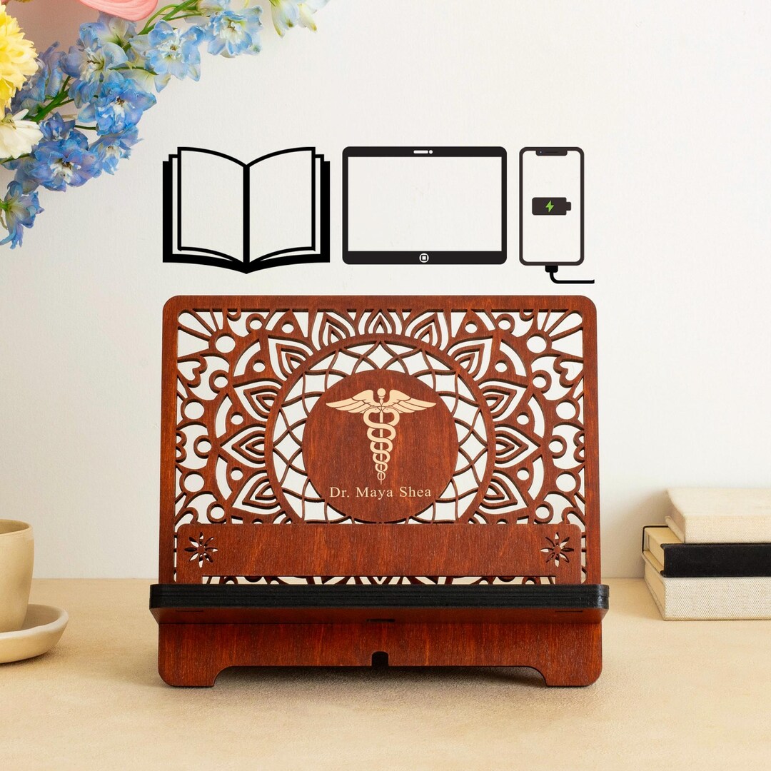Personalized Gifts for Doctor, Desk Organizer, Phone Stand, Nurse Gift ...