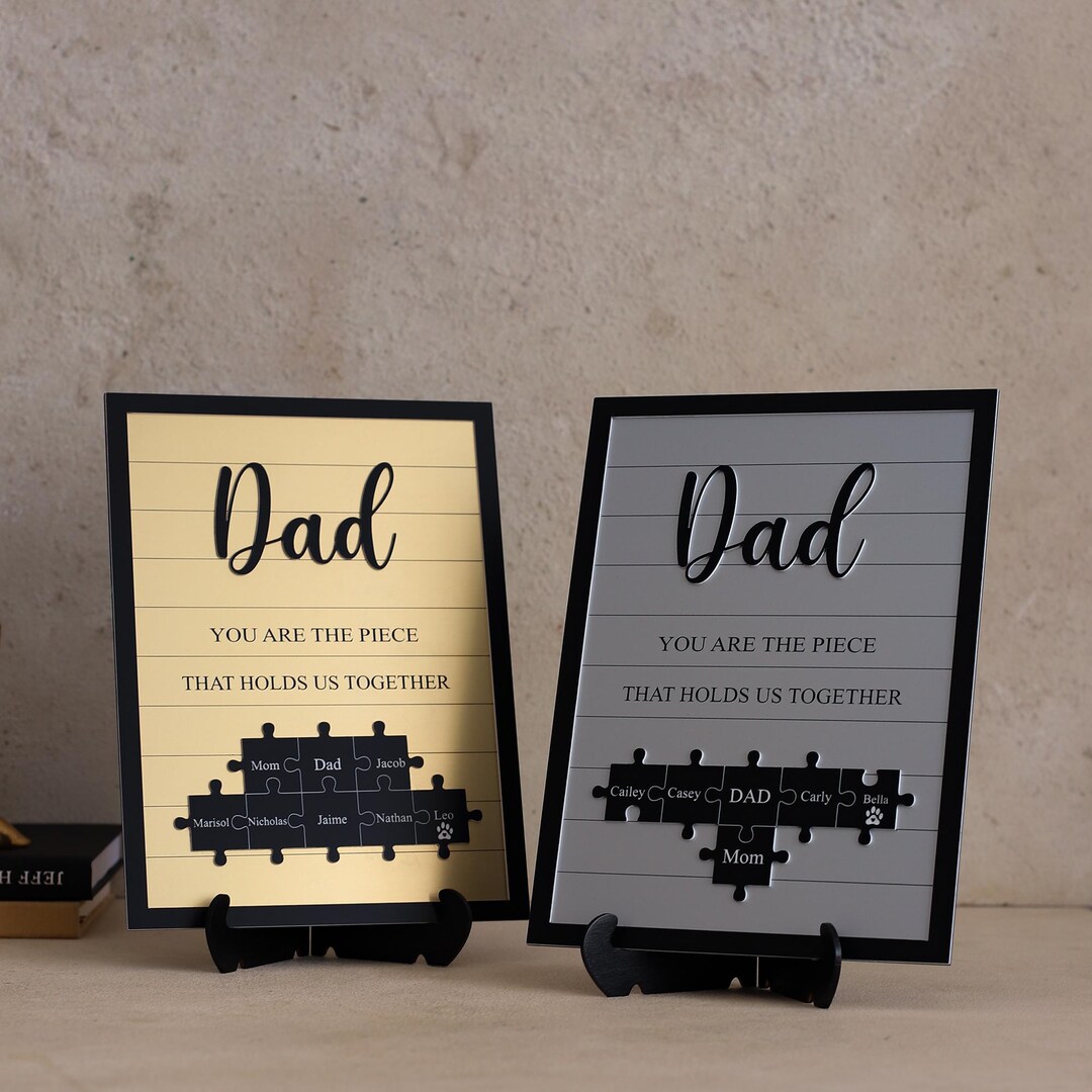 Custom Sign for Father's Day, Fathers Day Gifts for Kids, Personalized ...