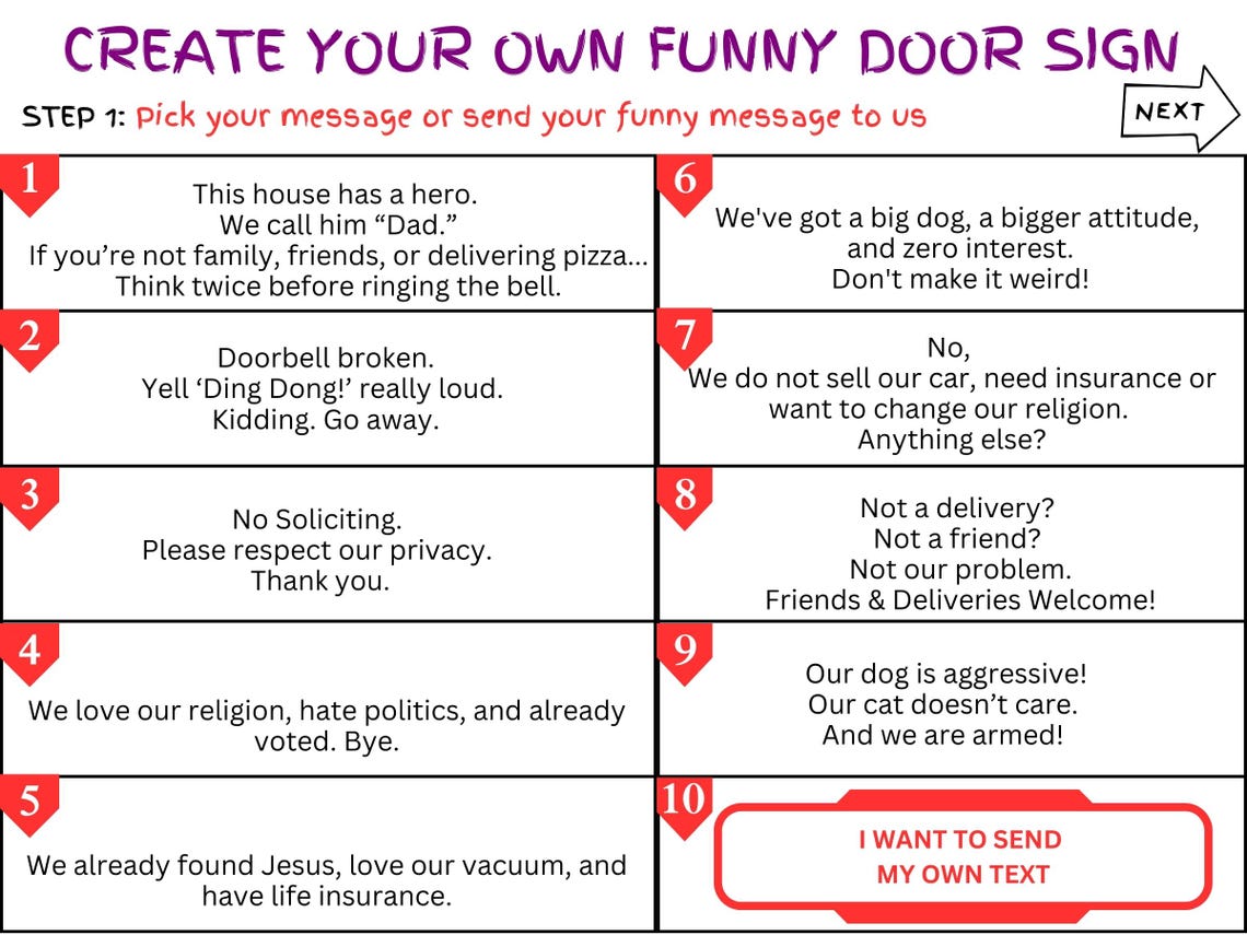 We Already Voted | No Soliciting Sign Do Not Ring the Door Bell, Do Not ...