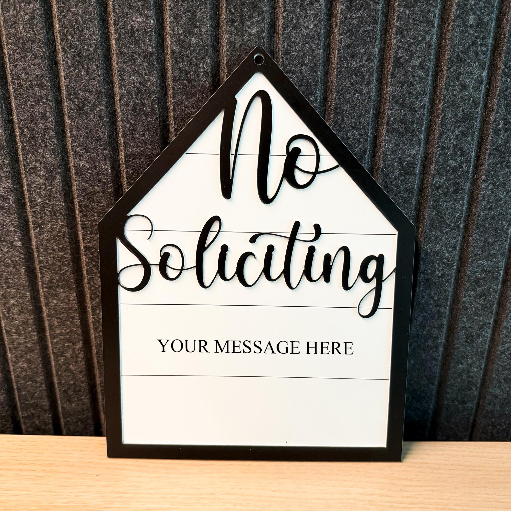 We Already Voted | No Soliciting Sign Do Not Ring the Door Bell, Do Not ...