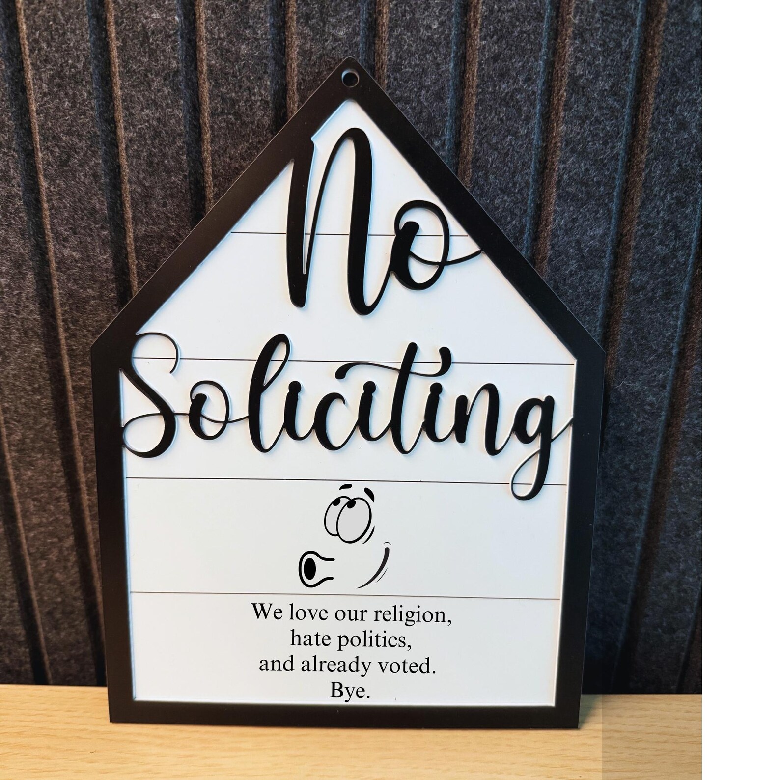 We Already Voted | No Soliciting Sign Do Not Ring the Door Bell, Do Not ...