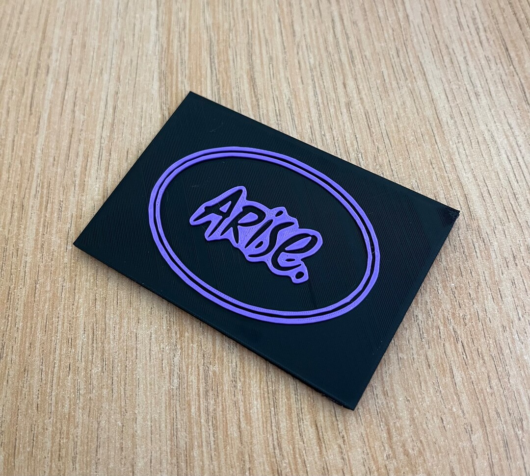 Arise Patch - Solo Leveling - Etsy