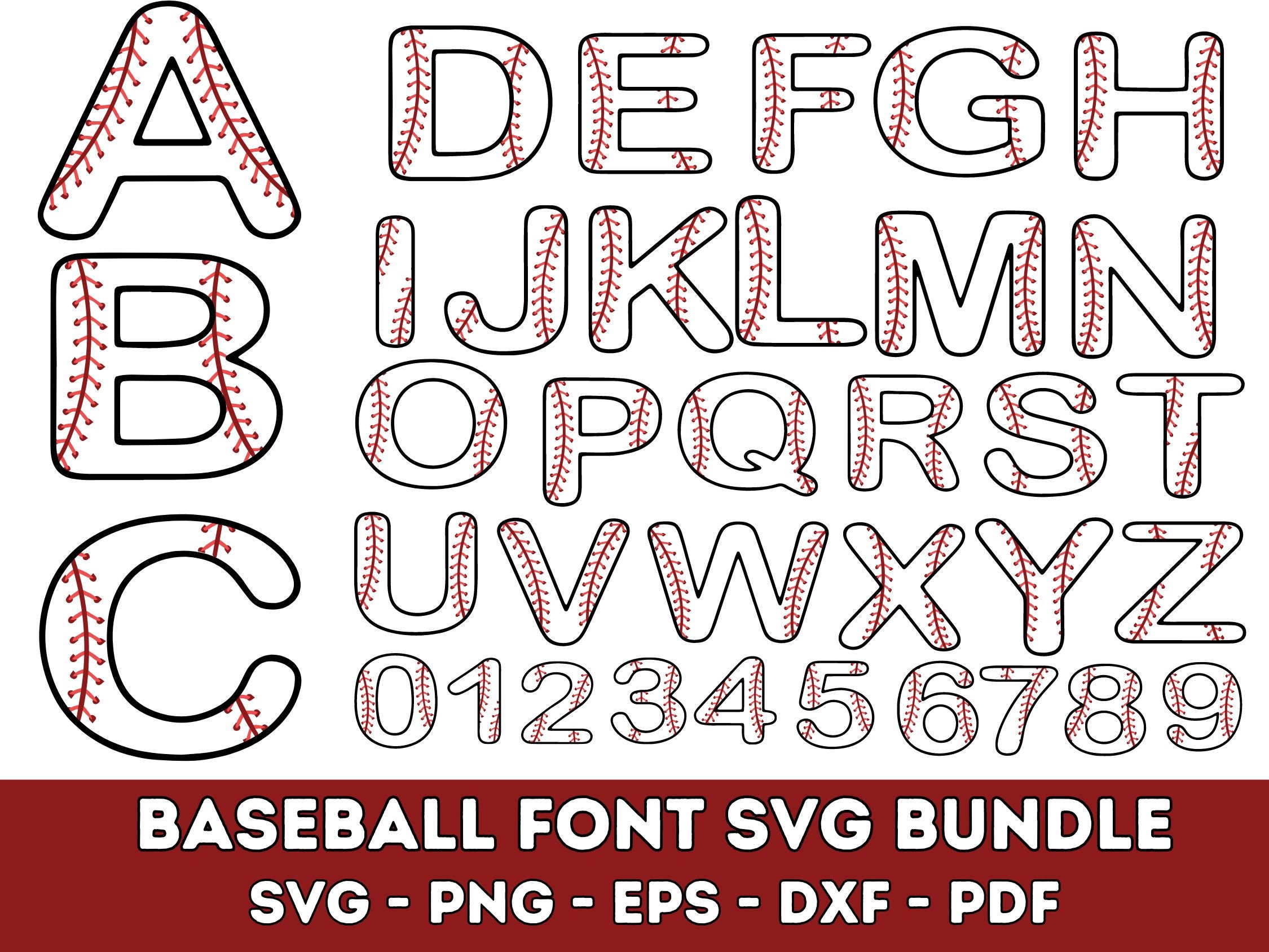 Baseball Font Svg, Baseball Team Svg, Baseball Mom Svg, Softball Svg ...