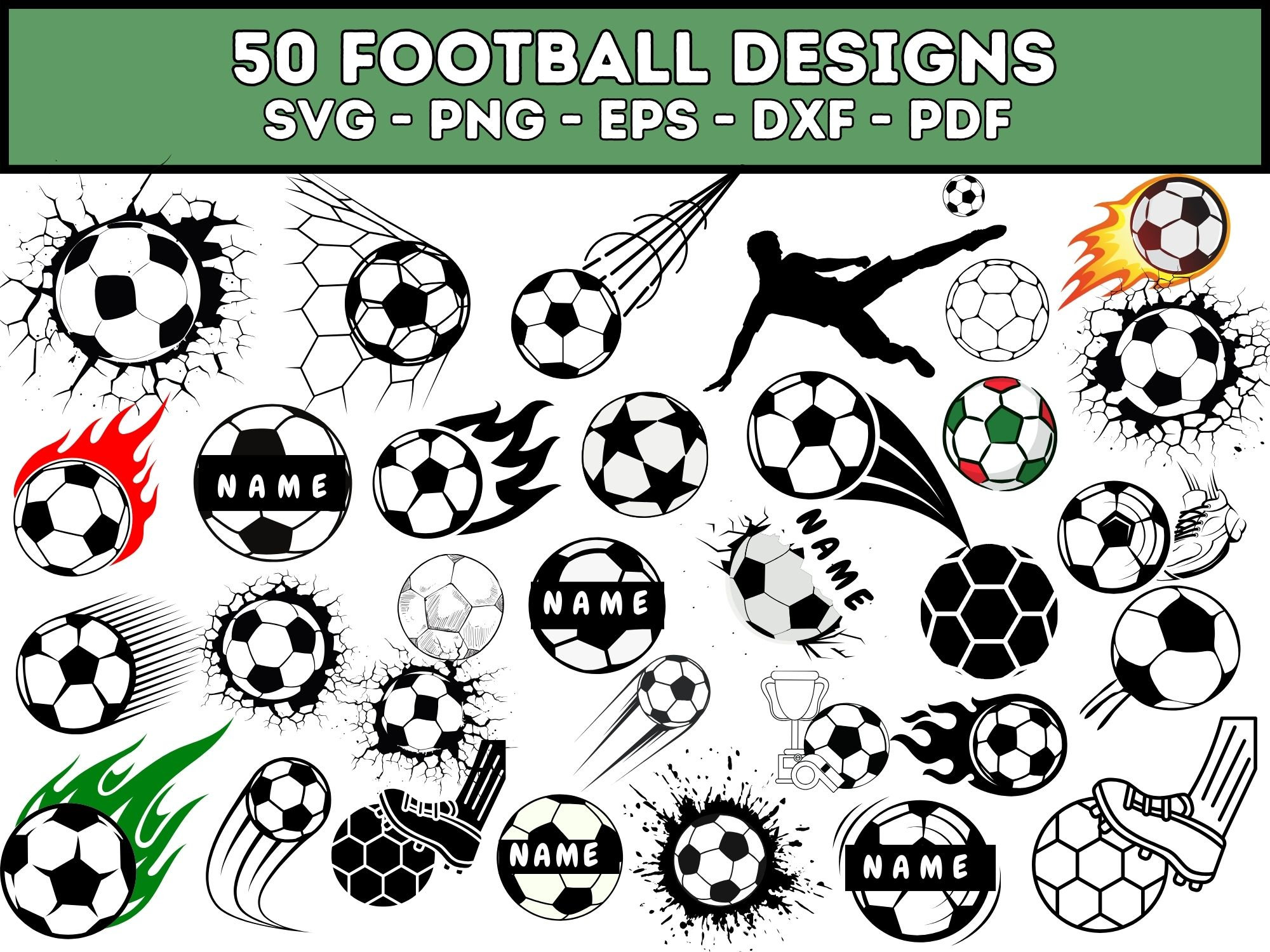Soccer Svg Bundle Soccer Png Bundle Soccer Player Svg Bundle Soccer ...