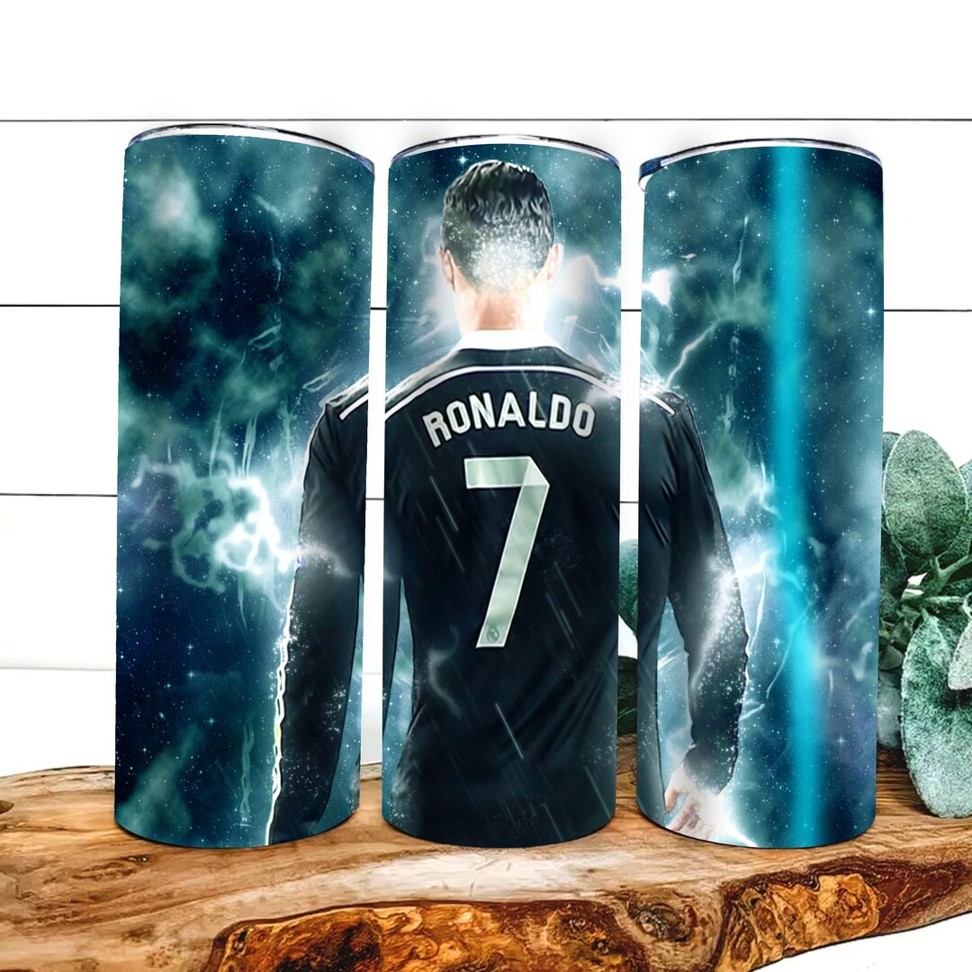 Ronaldo Cr7 Tumbler Wrap Png 20oz Skinny Tumbler Png Sublimation Design ...