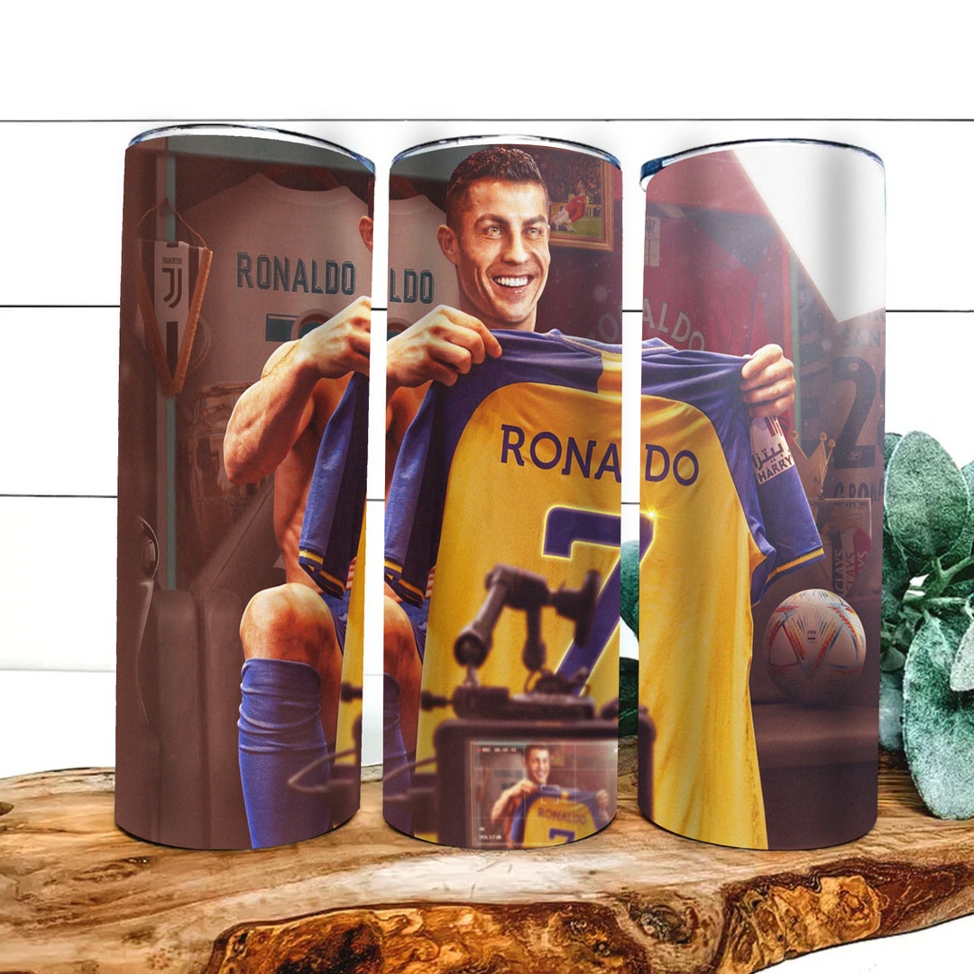 Ronaldo Cr7 Tumbler Wrap Png 20oz Skinny Tumbler Png Sublimation Design ...