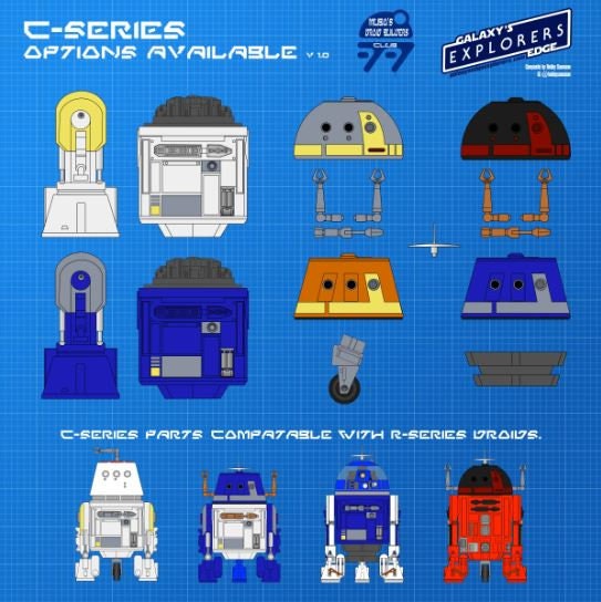 Galaxy's Edge Droid Depot R/C Unit Droid Shelf - Etsy