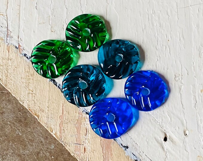 Boiler Room Studio - Mini Puffs Set - Blue to Green Set - Etsy