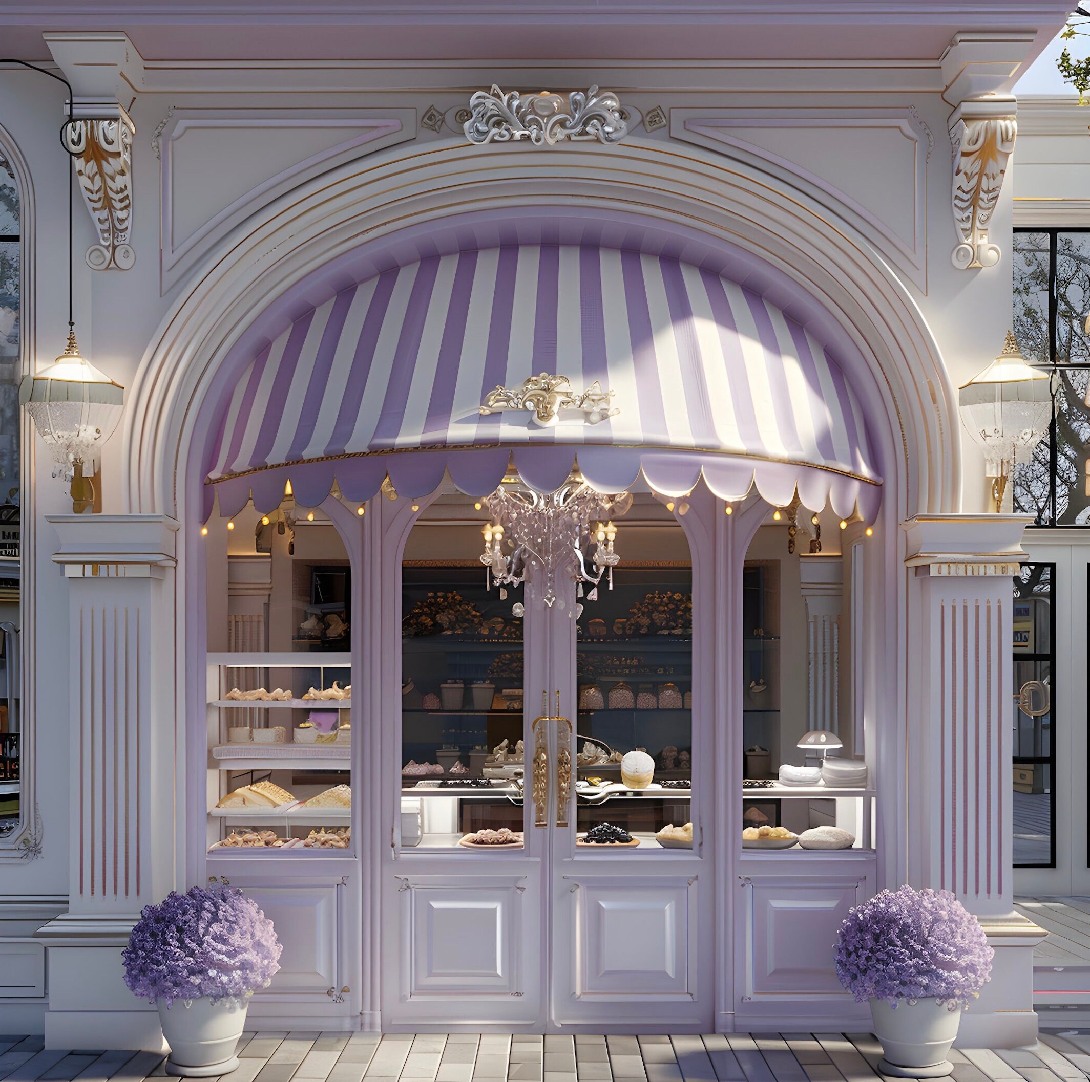 Regency Style Bridgerton Bakery Wall Print for Baby Girls Bedroom Walls ...