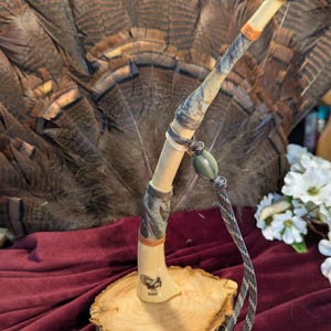 Wing Bone Wild Turkey Calls, Custom Hand Made, Woodland or Wetland Camo ...
