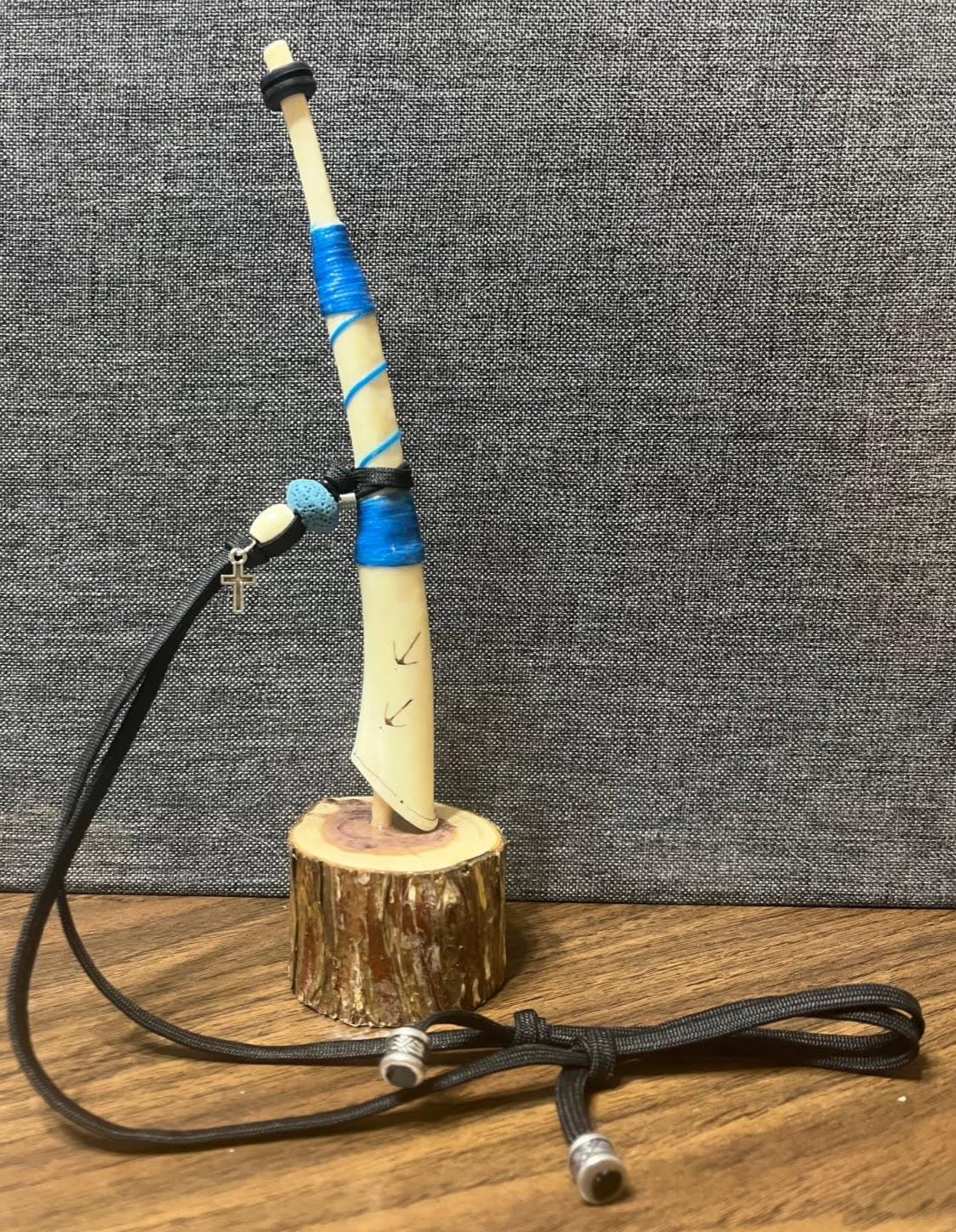 Handmade Wild Turkey Wing Bone Call With Lanyard and Stand - Etsy