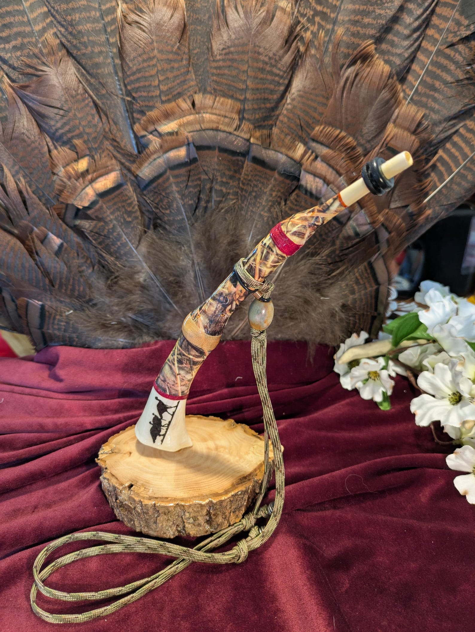 Wing Bone Wild Turkey Calls, Custom Hand Made, Woodland or Wetland Camo ...