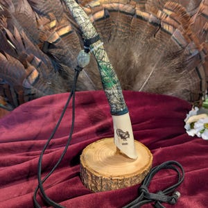 Wing Bone Wild Turkey Calls, Custom Hand Made, Woodland or Wetland Camo ...